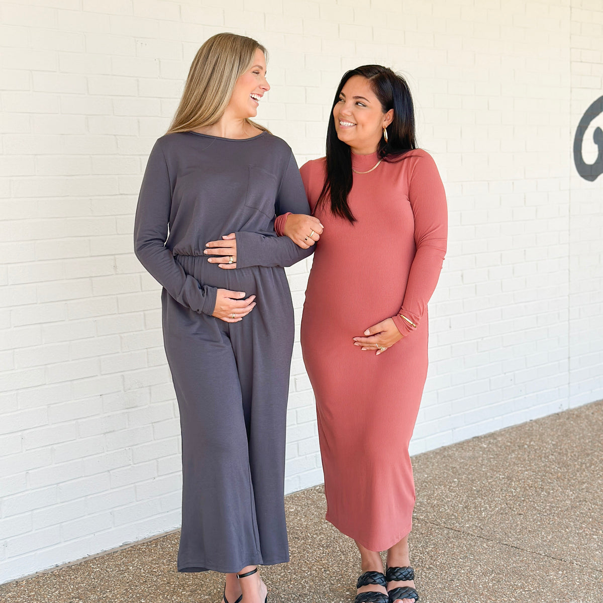 Stassi Jumpsuit - Titanium – Mom & Me Boutique